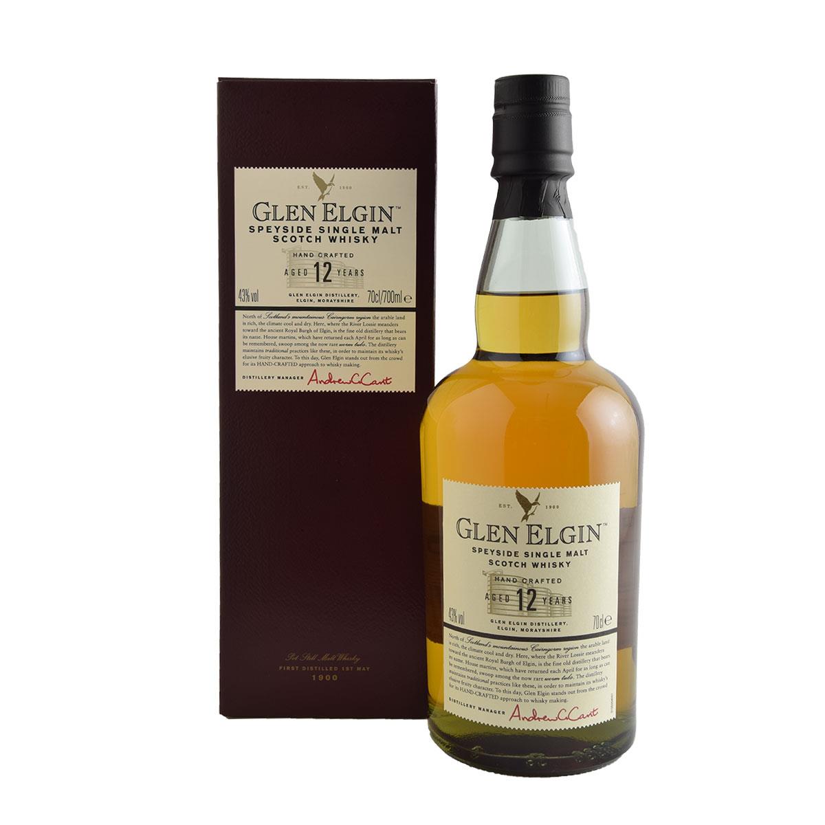 Glen Elgin 12 Y.o. Ουίσκι-700ml - Κάβα Λέκκας