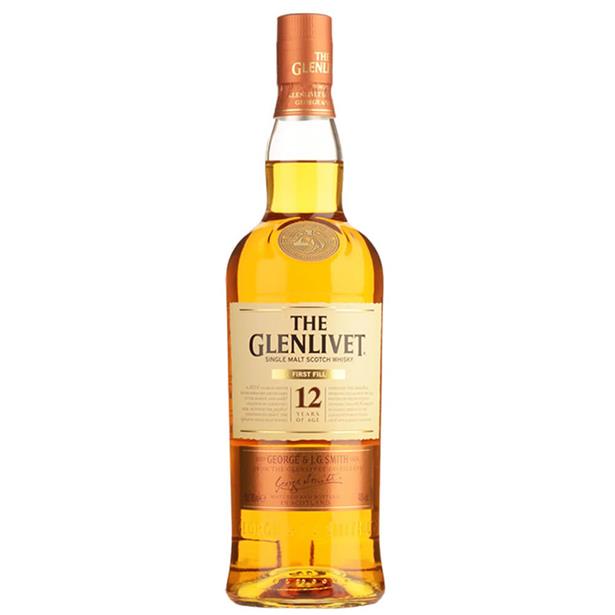 Glenlivet Distillery First Fill 12 Y.ο. Ουίσκι-700ml - Κάβα Λέκκας
