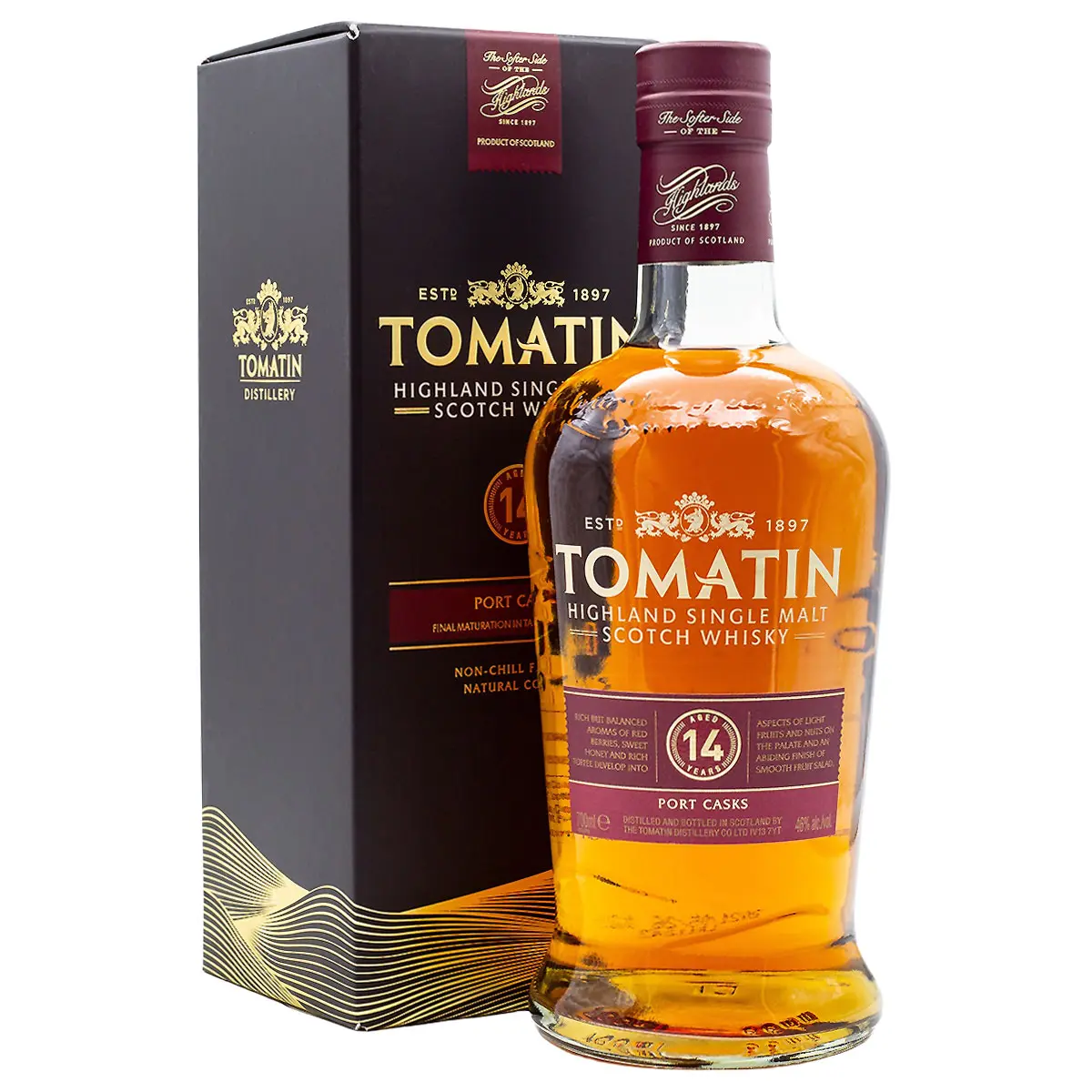 Tomatin Port Casks 14 Y.ο. Ουίσκι – 700ml - Κάβα Λέκκας